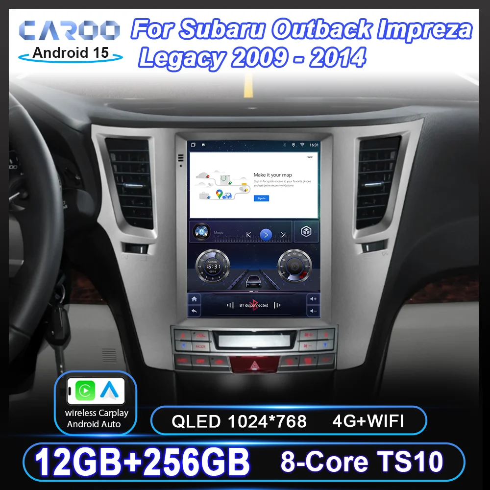 9.7“ Android 15 For Subaru Outback Impreza Legacy 2009 -2014 Auto Radio ...