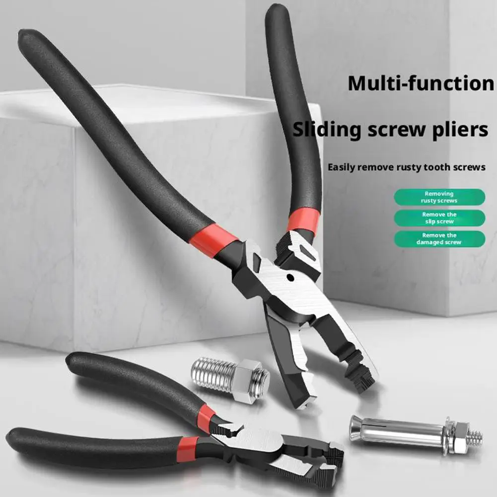 NEW Multi-Function Use Sliding Tooth Screw Pliers For Screw Removal ...