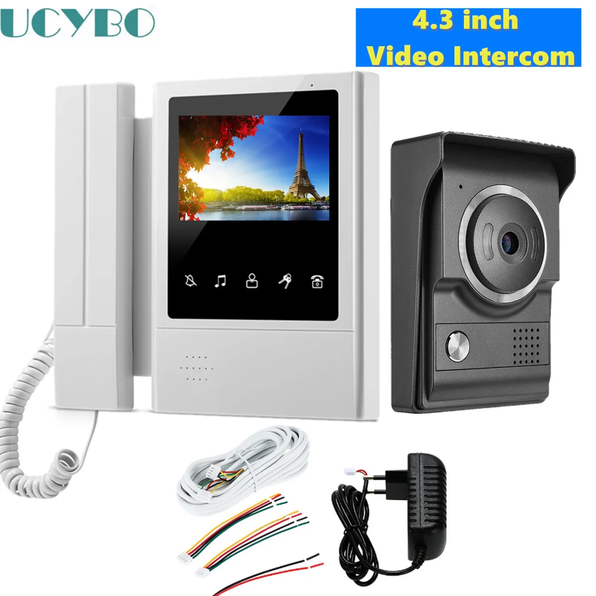 Video-intercom-entry-phone-system-video-door-phone-for-home-apartment ...