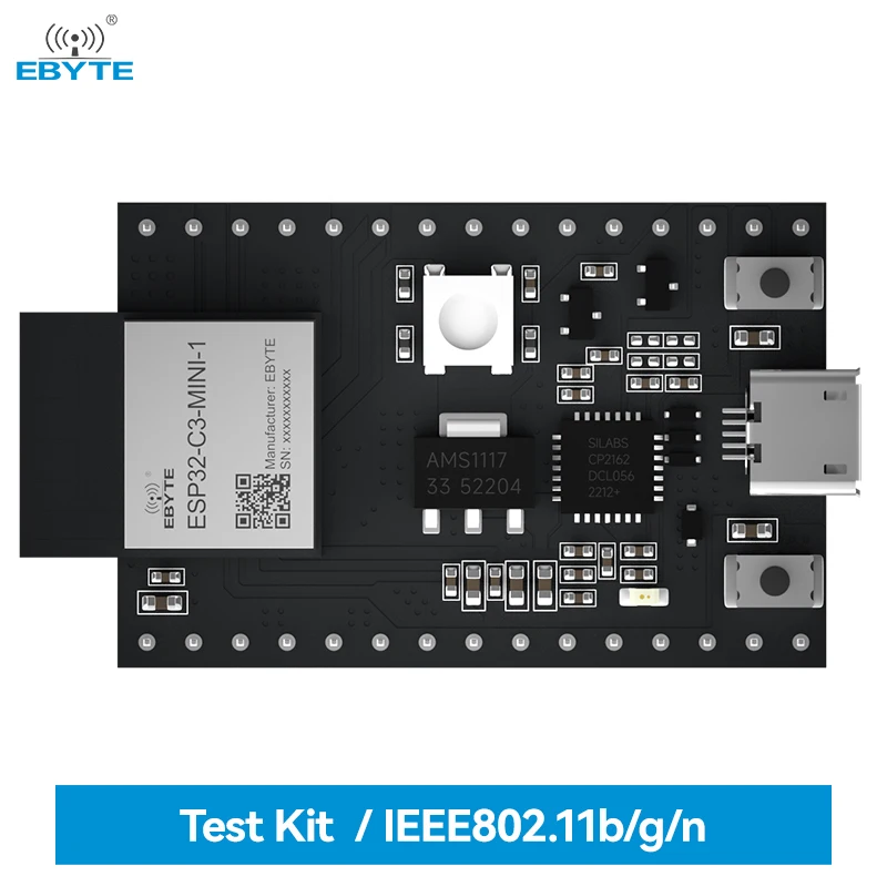 Placa de prueba de ESP32 C3, interfaz USB de ESP32 C3 MINI 1U TB, EBYTE ...