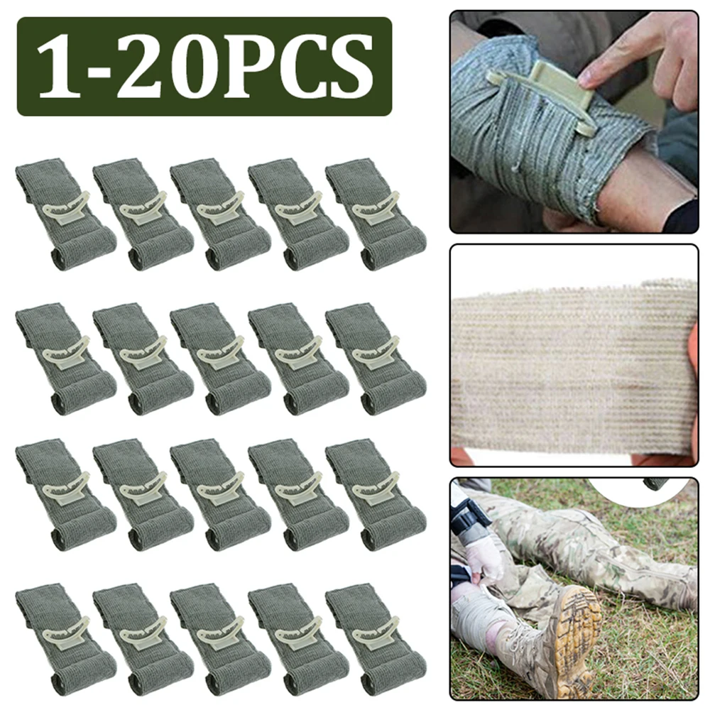 1-20Pcs-4-6inch-Israel-Bandage-Outdoor-First-Aid-Traumatic-Hemostatic ...