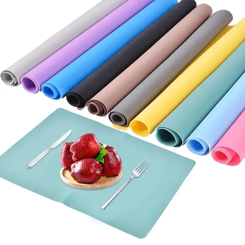 60-40cm-Oversized-Food-Grade-Silicone-Waterproof-Placemat-Heat ...