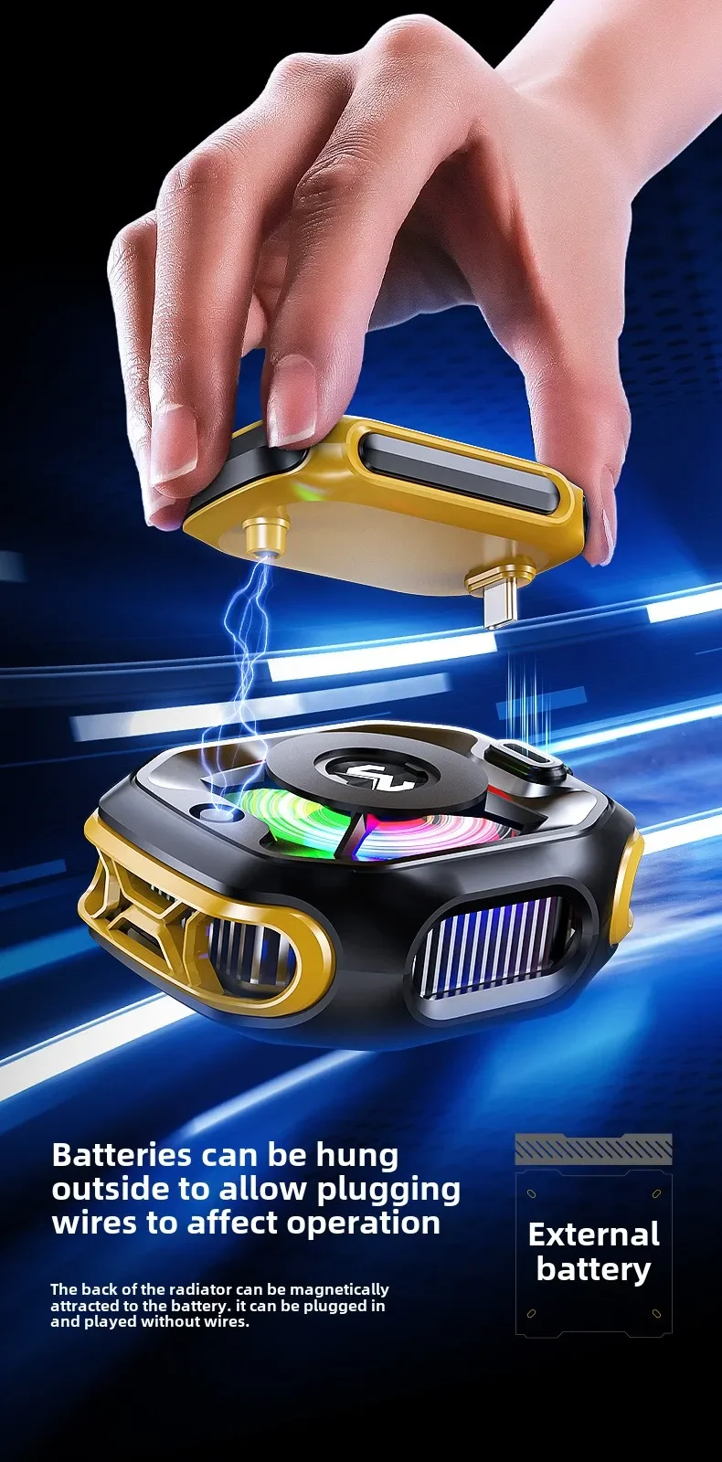 Memo CX12 Magnetic Phone Cooler | Gadget Track BD