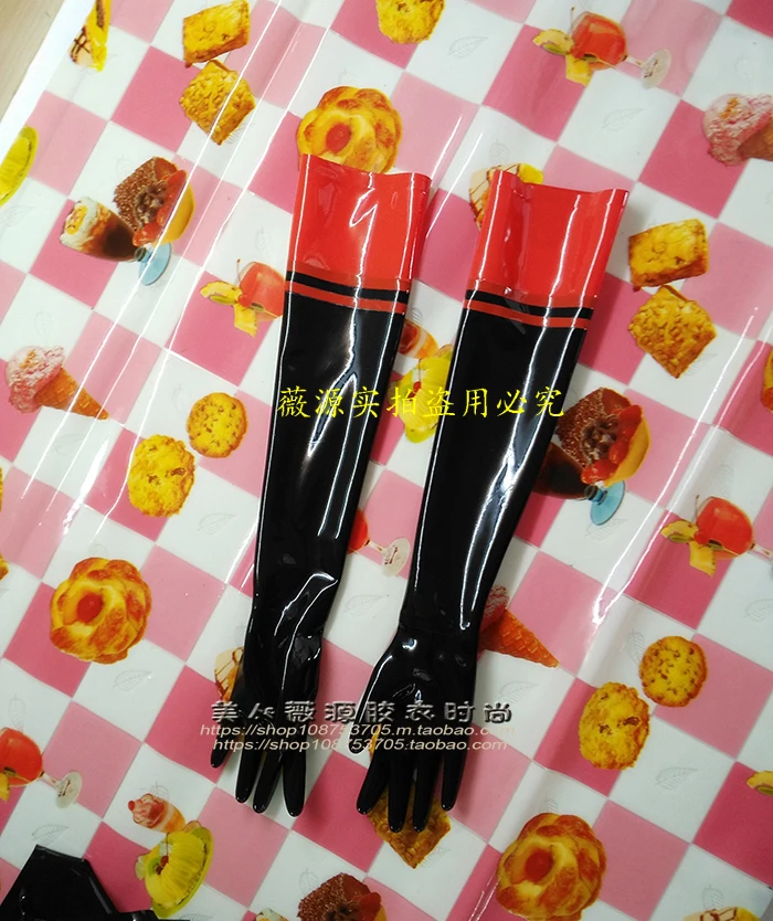 Hand-Made-Black-Unisex-Latex-Long-Gloves-Seam-Arm-Length-with-Red-Trim.jpg