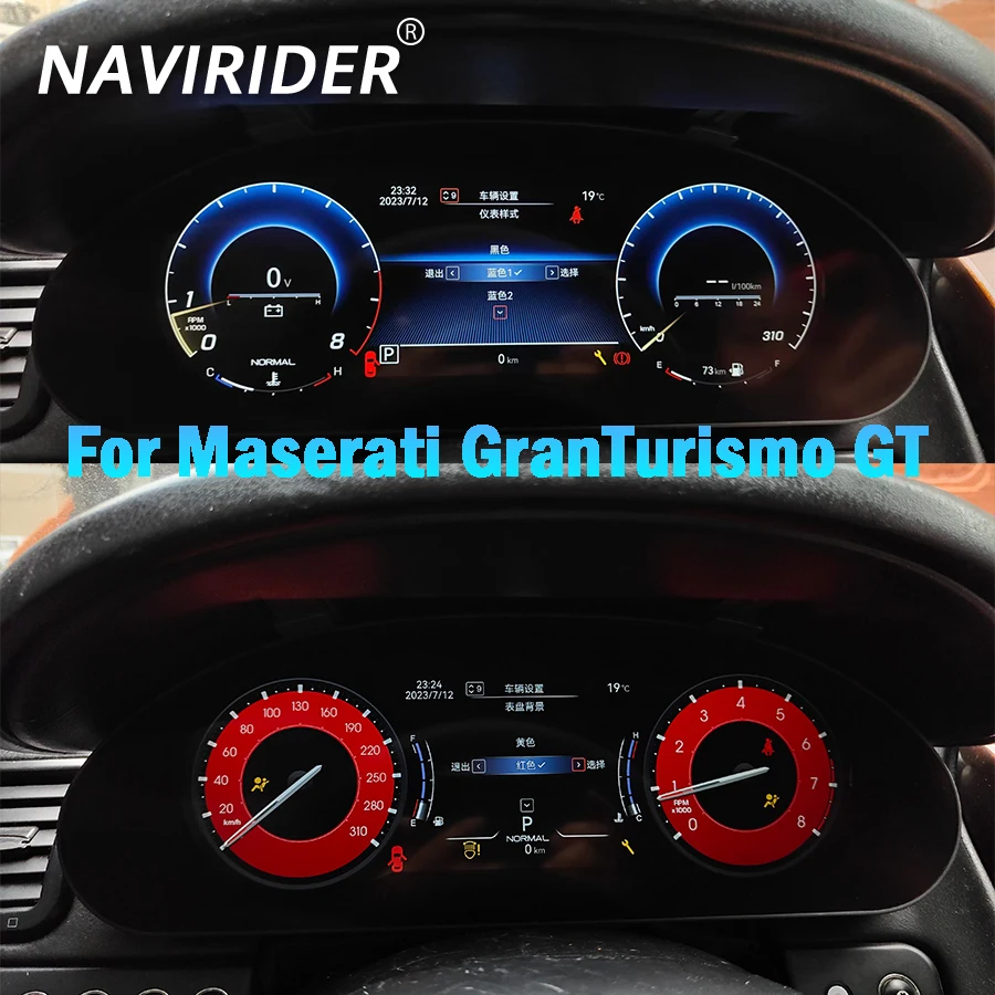 Car LCD Instrument For Maserati GranTurismo GT 2004-2015 Speedometer ...
