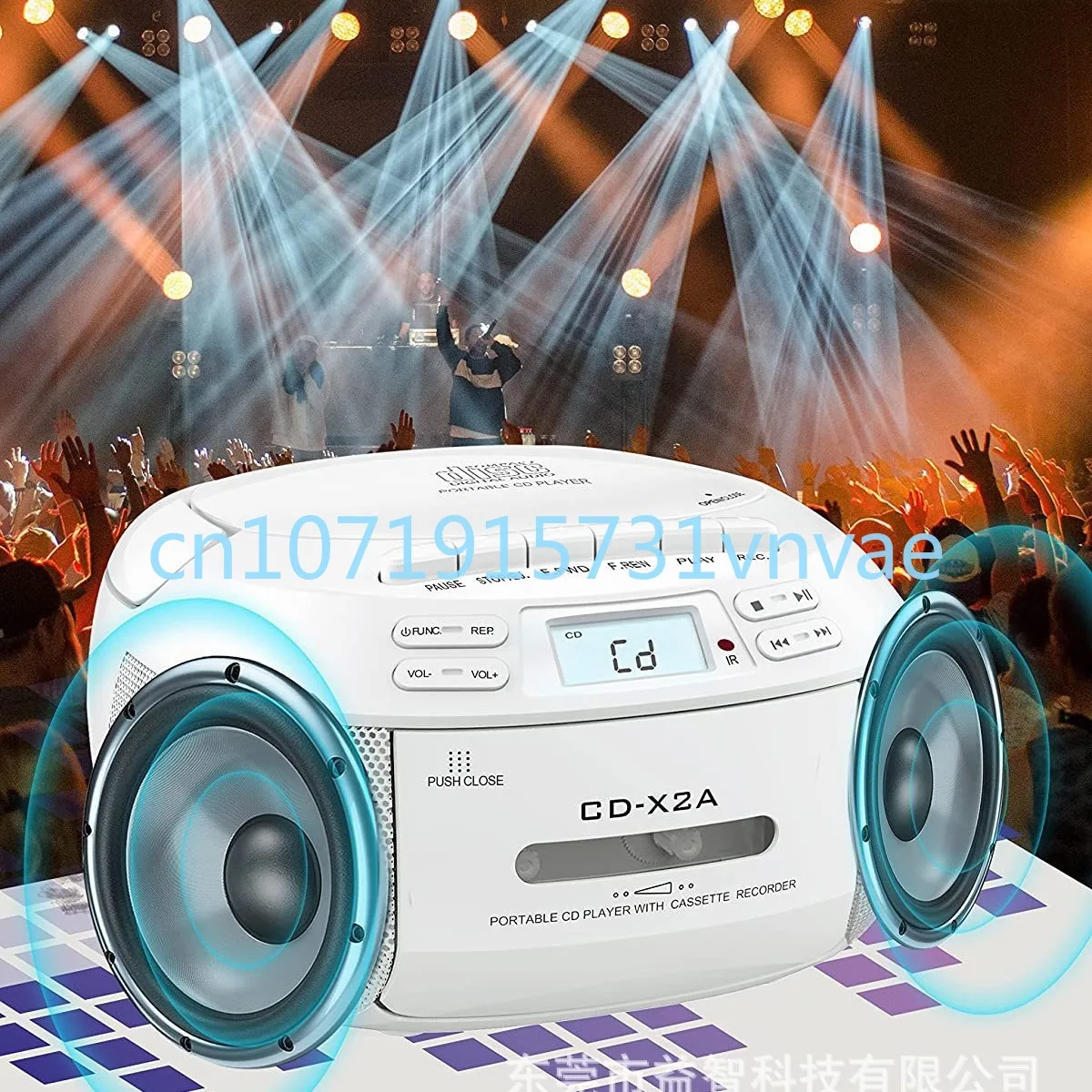 Multifunctional-Portable-Stereo-Bluetooth-CD-Player-Player-with ...