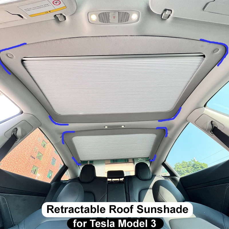 for-Tesla-Model-3-Roof-Sun-Shade-Retractable-Sunroof-Sunshade-Front ...