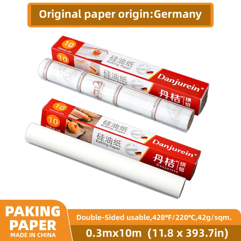 Parchment-Paper-Baking-Paper-Non-Stick-10m-0-3m-roll-log-for-Baking ...