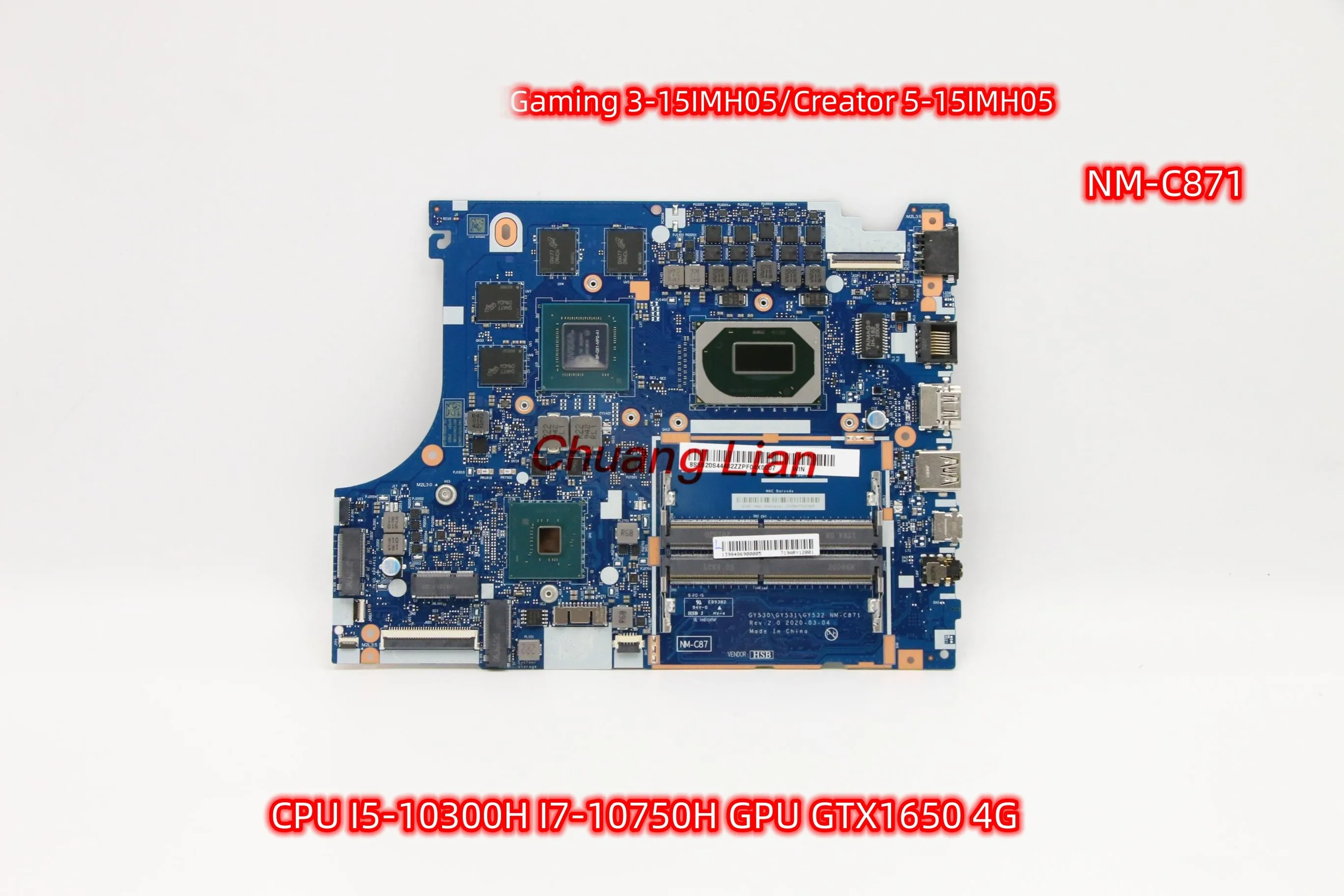 NM-C871-For-Lenovo-ideapad-Gaming-3-15IMH05-Creator-5-15IMH05-Laptop ...