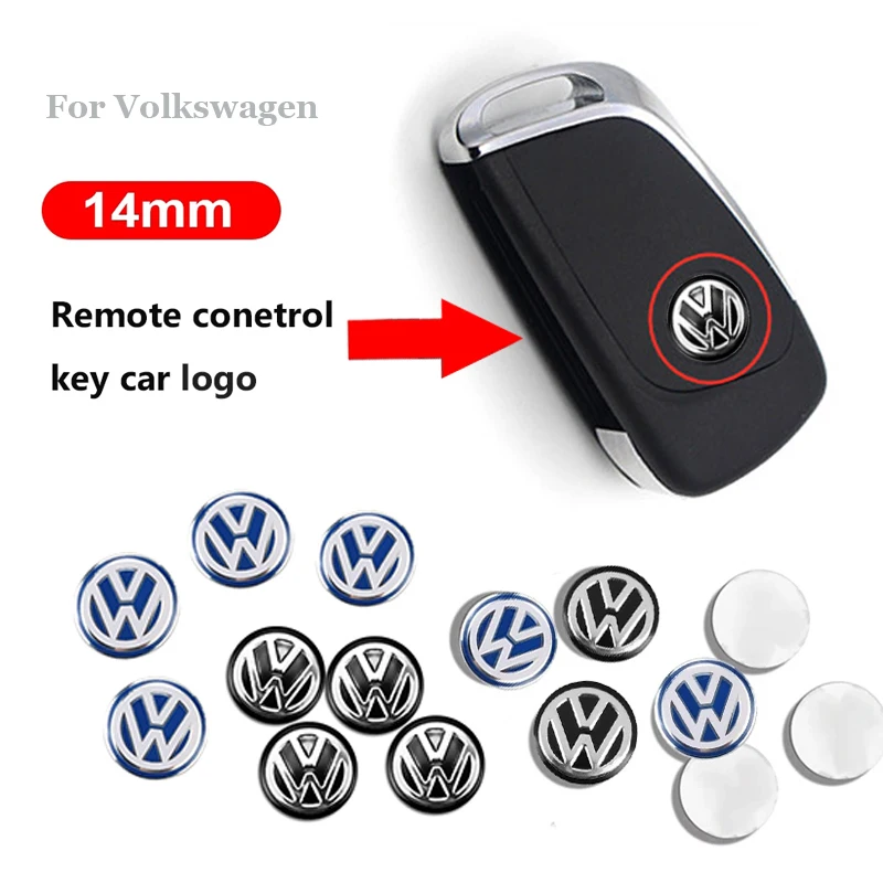5-10Pcs-Car-Remote-Key-Logo-Metal-Emblem-Stickers-For-VW-GTI-Polo-Golf ...
