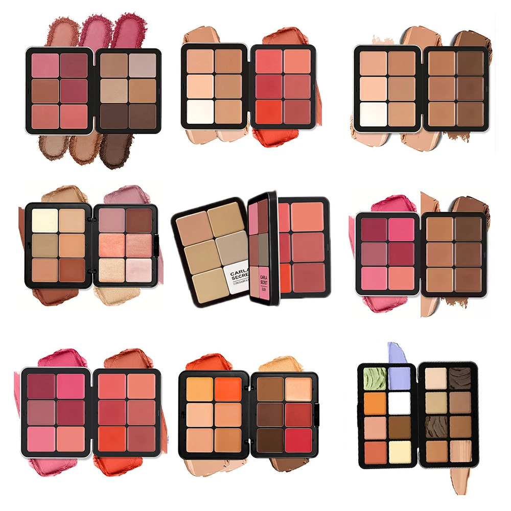 Multi-Color-Iron-Box-Blush-Plate-Paleta-de-contorno-e-marca-texto ...