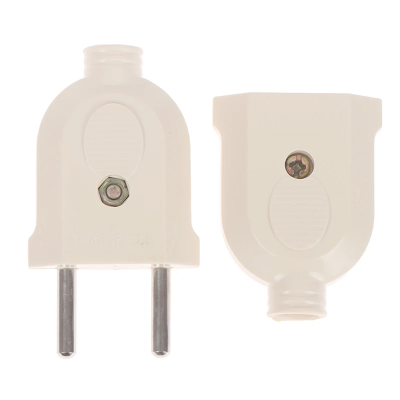 1pc-EU-European-2-Pin-AC-Electric-Power-Male-Plug-Female-Socket-Outlet ...