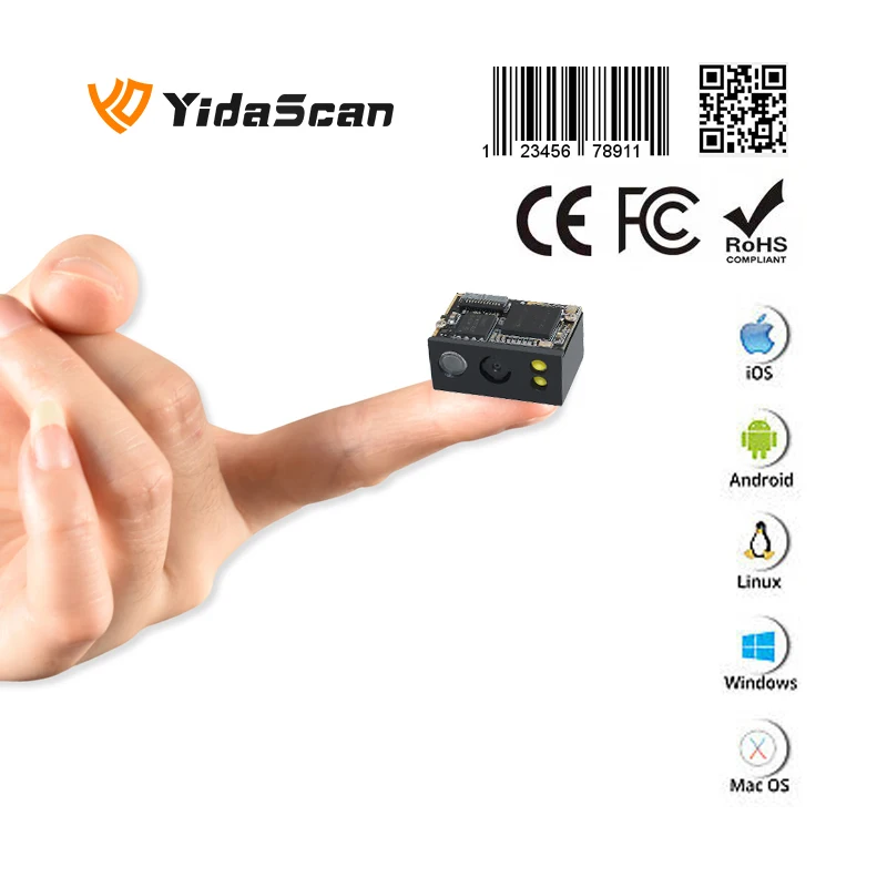 Yidascan Es20 Es22 Oem Small 1d 2d Barcode Scanner Module Qr Code ...