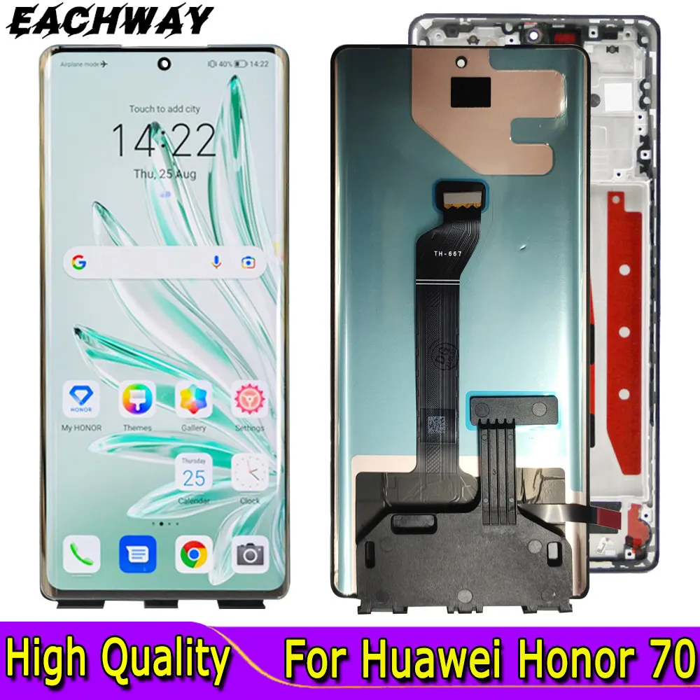 6.67" For Huawei Honor 70 LCD FNE-AN00 NX9 Display Touch Screen ...