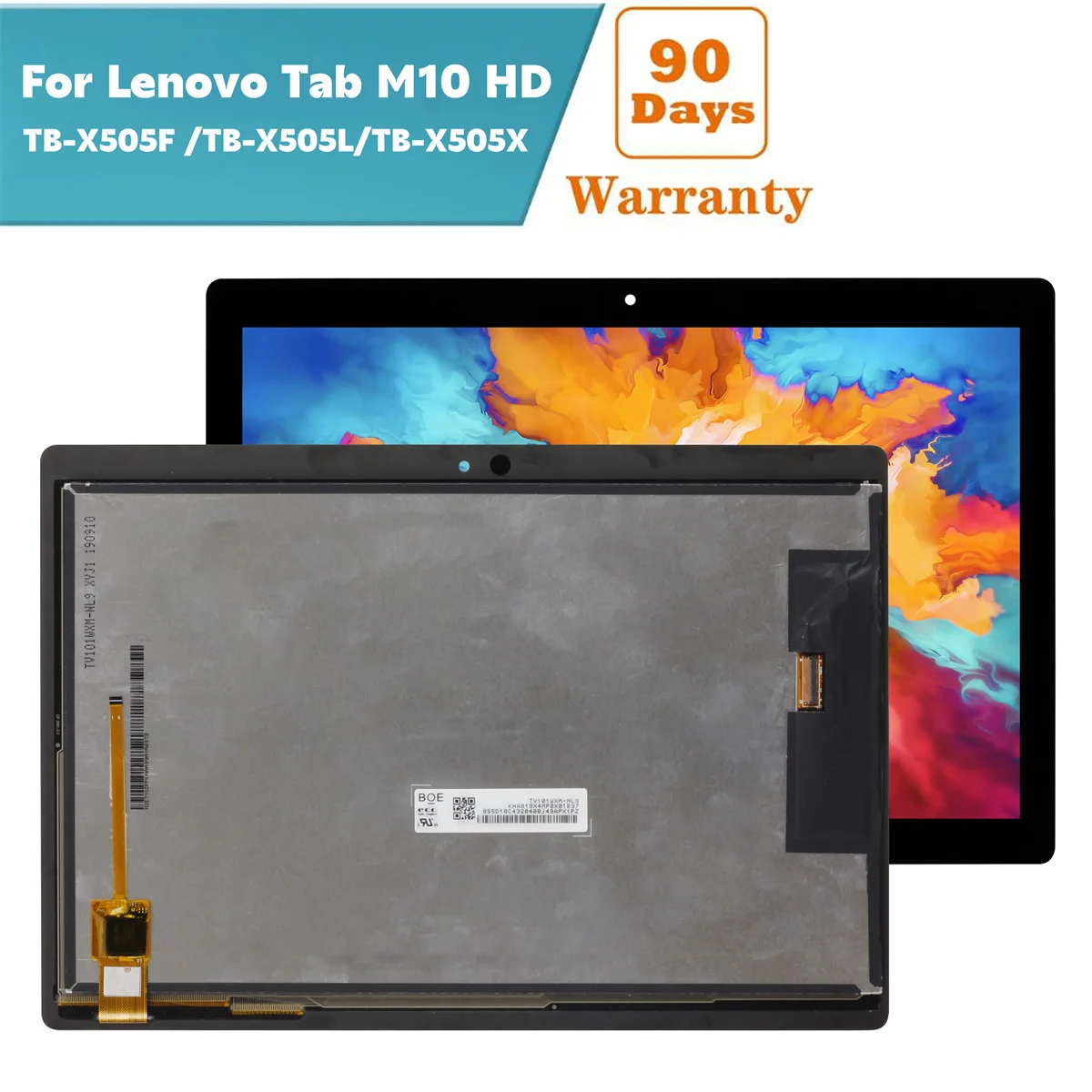 10.1" For Lenovo Tab M10 HD TB-X505F TB-X505L TB-X505X TB-X505 LCD Display Touch Screen ...