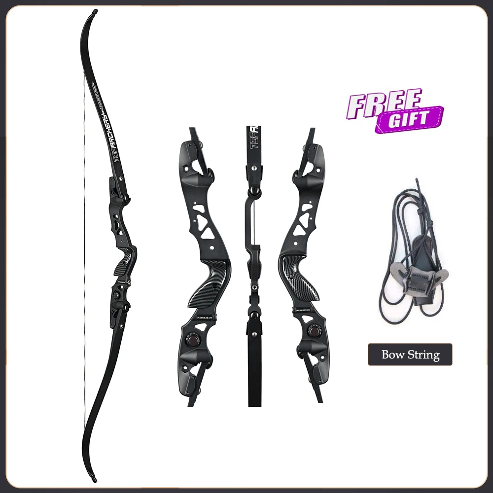 62" ILF Archery Recurve Bow 25-50lbs American Take Down Bow IBO 210FPS ...