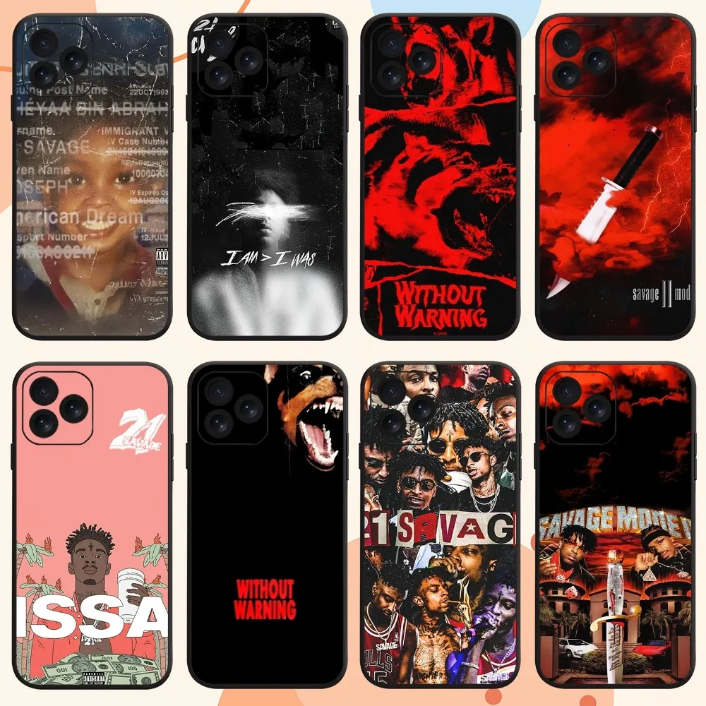 Rapper 21 Savage American Dream Phone Case For iPhone 8 14 Mini X 15 13 ...