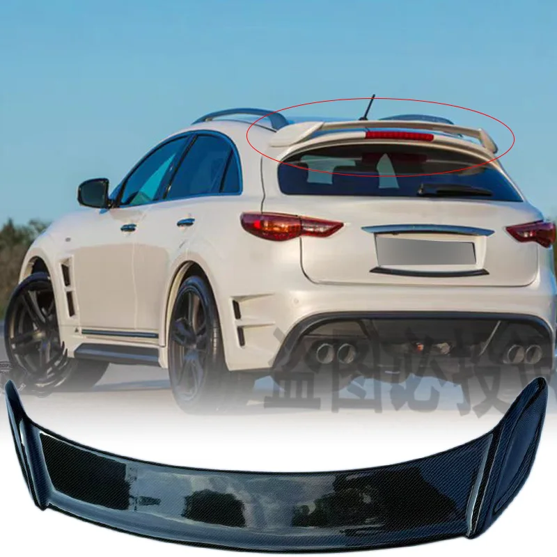 Suitable for Infiniti QX70 FX35 FX37 carbon fiber/fiberglass SPOILER ...