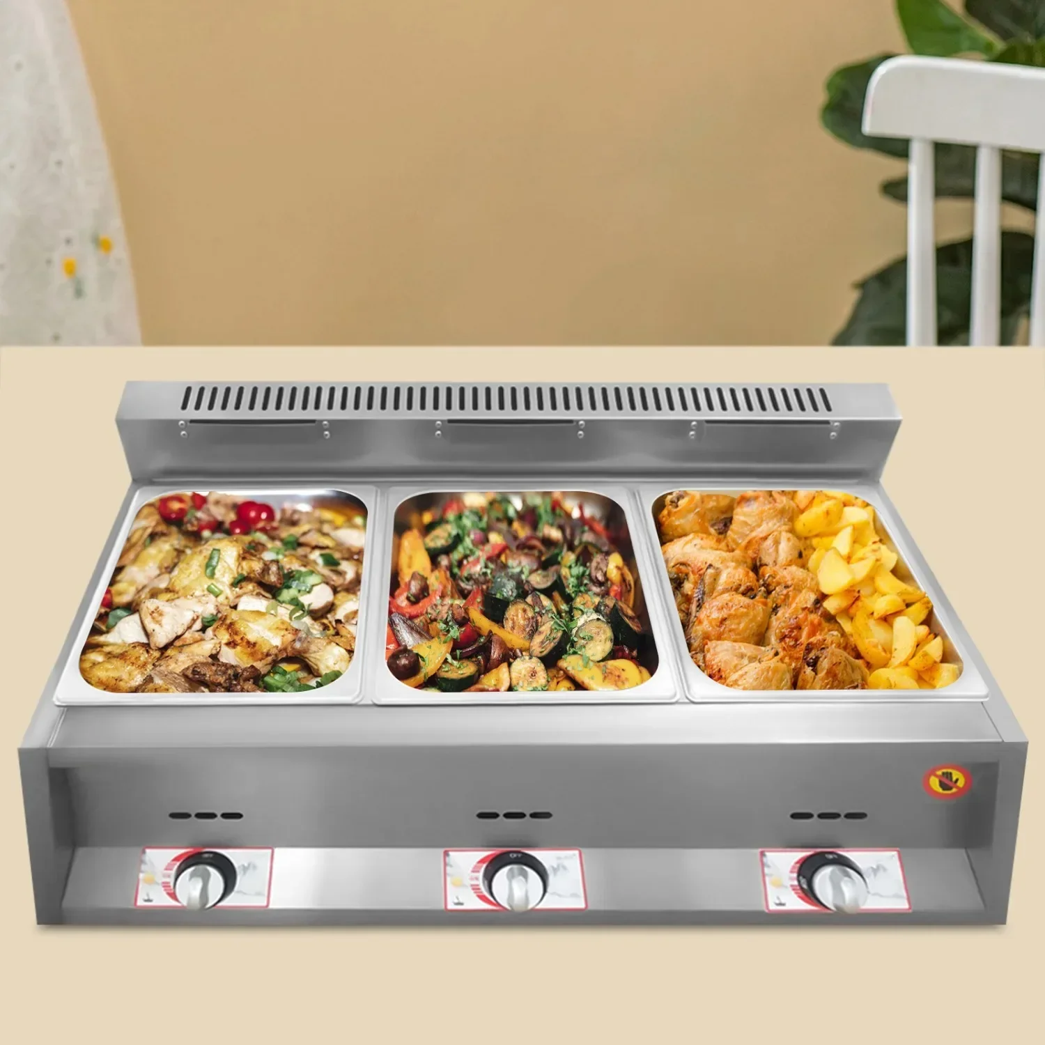 Commercial-Gas-Deep-Fryer-with-2-Tank-LPG-Gas-Propane-LPG-Commercial ...