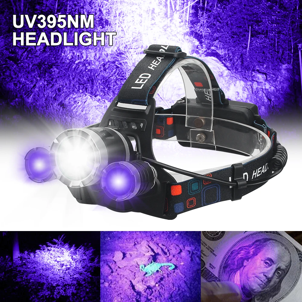 Headlamp Waterproof Uv | Uv Light Head Lamp | Headlight Uv Light ...