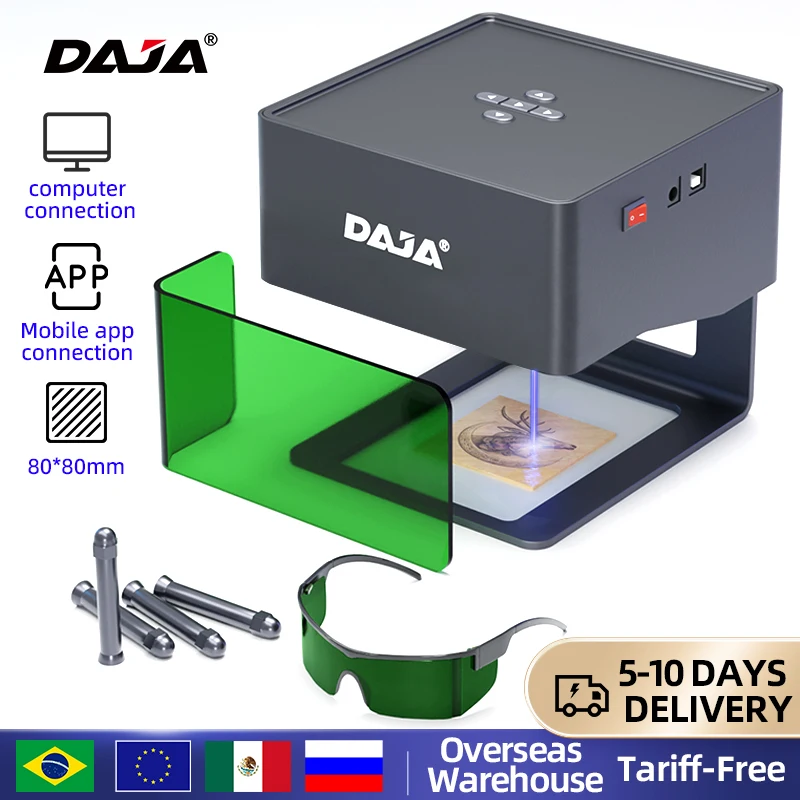 DAJA-DJ6-Laser-Engraver-Logo-Marker-Machine-for-Household-Woodwork ...
