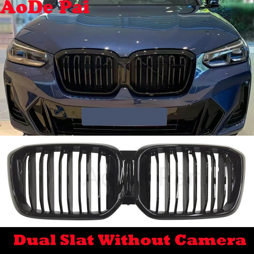 2022-2024 G01 G02 Grille ABS Front Bumper Grill for BMW X3 X4 G01 G2 ...