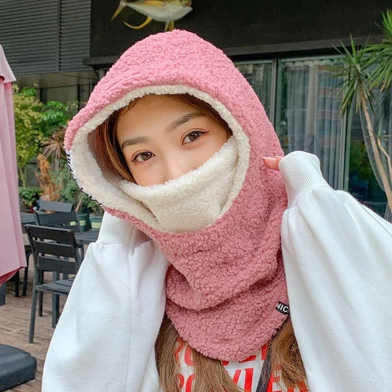 Cold-Prevention-Fleece-Hat-Pullover-Cap-Winter-Ski-Windproof-Cap ...