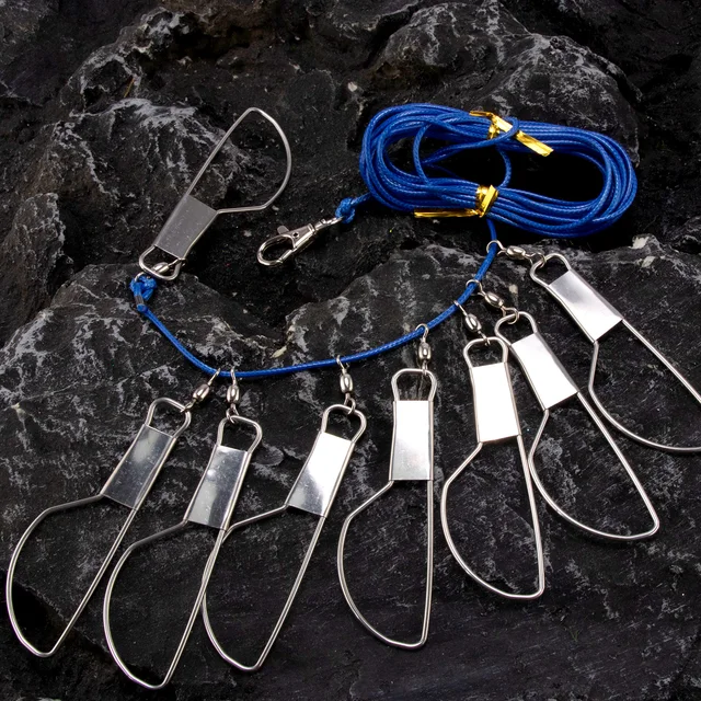 Fish Chain Stringer Fishing Accessories Stainless Steel Buckle Fish Lo ...