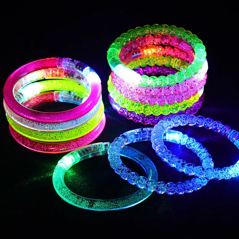10pcs Glow Sticks Bracelets Party Supplies Glow In The Dark LED ...