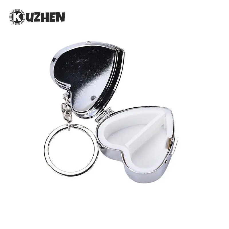 Waterproof-Pill-Tablet-Metal-Pill-Box-Portable-Heart-Round-Shape ...