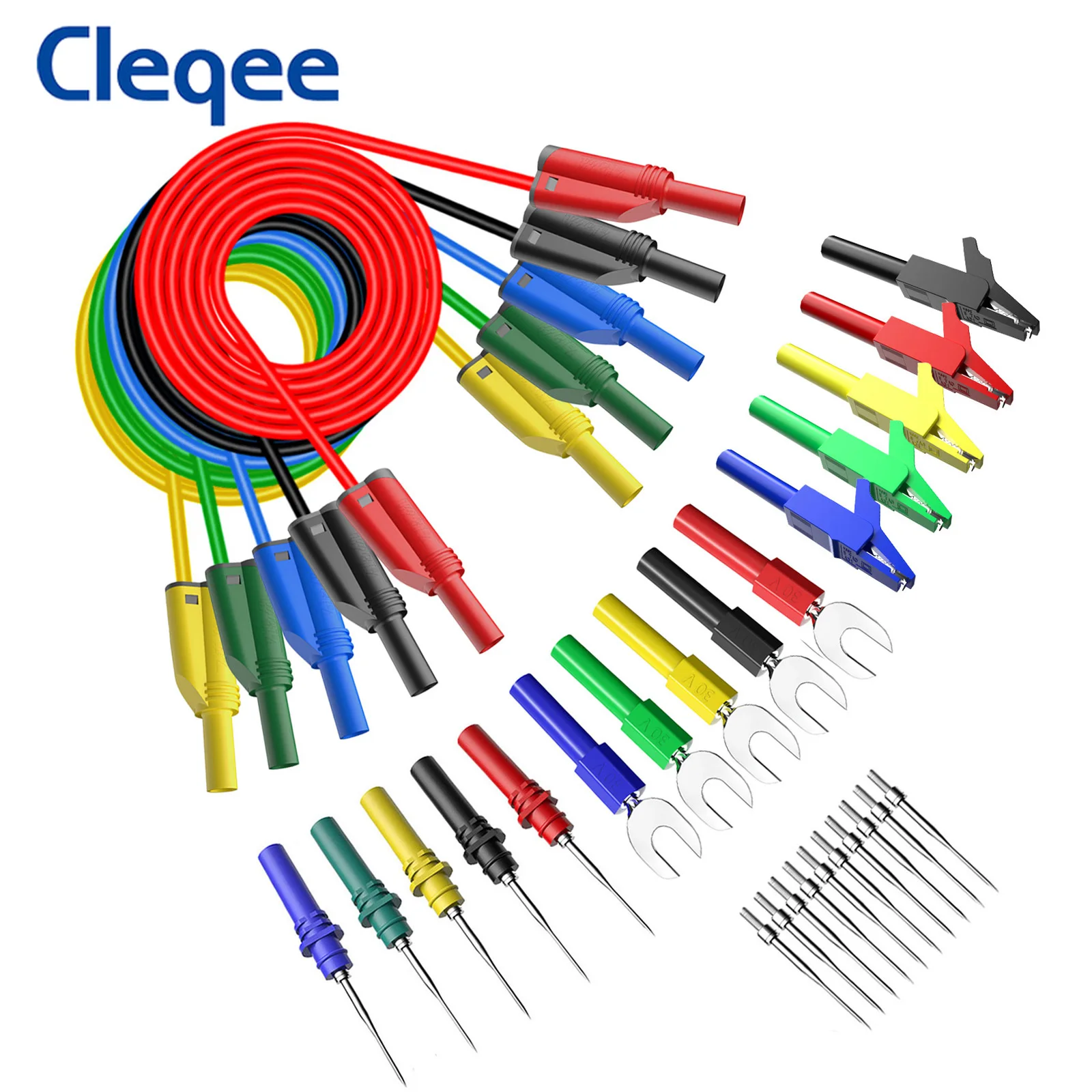 Cleqee P1050B High Quality 4mm Banana Plug Multimeter Silicone Test ...