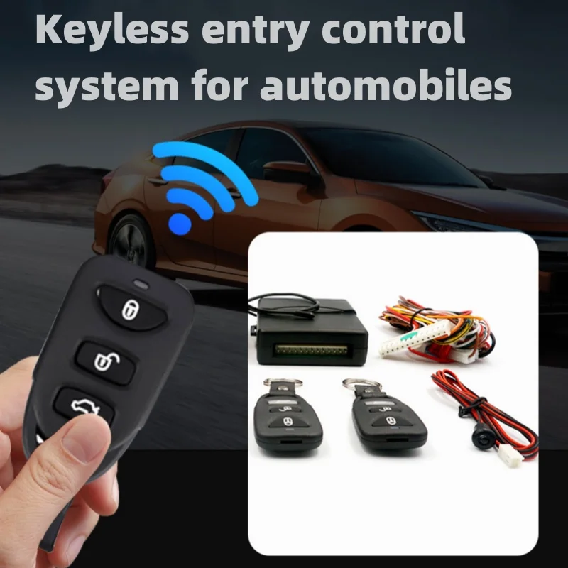 New-12V-Universal-Keyless-Entry-Car-Theft-Deterrent-Remote-Control-Up ...