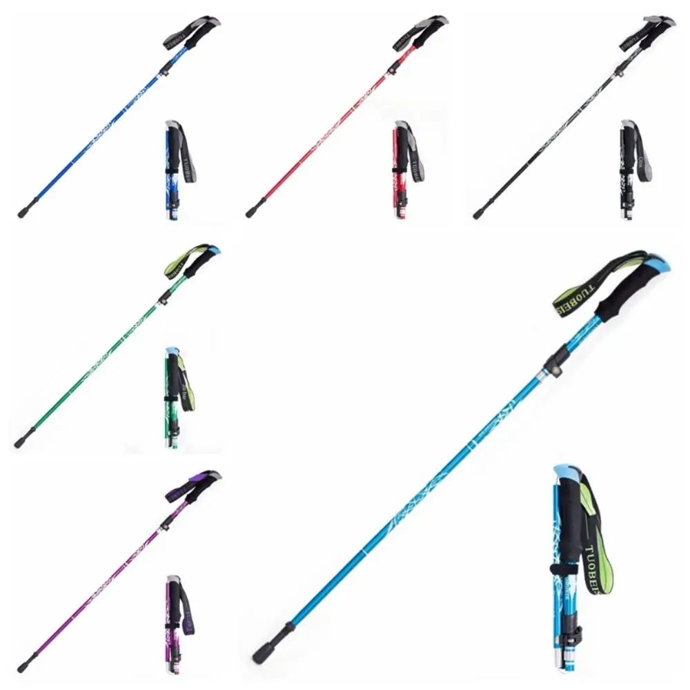 5-Section-Camping-Walking-Hiking-Stick-Ultralight-Anti-skid-Telescopic ...