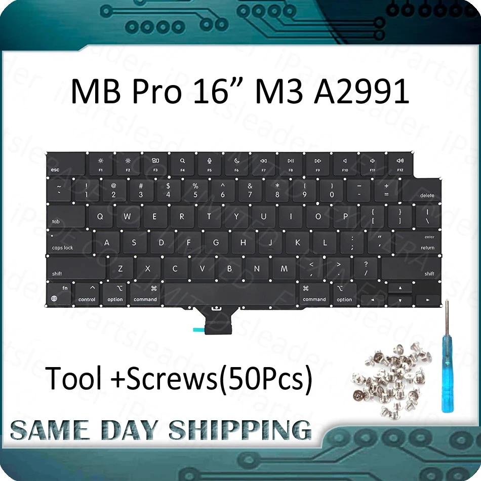 2023-New-Laptop-Keyboard-A2991-Keyboard-US-UK-English-for-Apple-Macbook ...