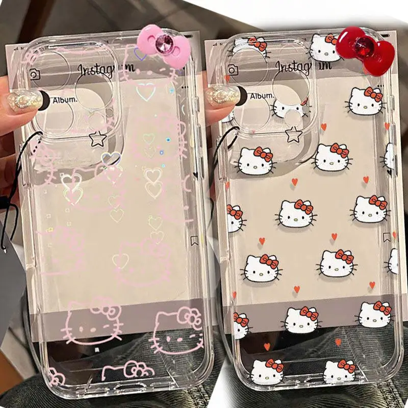 Funda-3D-Kawaii-Sanrio-Hello-Kitty-con-lazo-rosa-para-Samsung-Galaxy ...