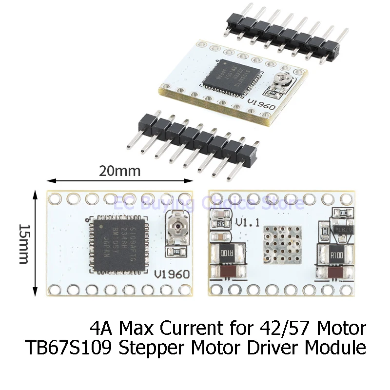 5pcs/1pc TB67S109 Stepper Motor Driver Board Module TB67S109AFTG for ...