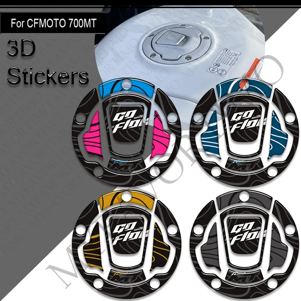Для CFMOTO 700MT Touring Bike Adventure ADV Tank Pad Боковые ручки Газ Топливо Мазут Наклейки ...