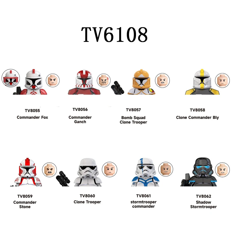 TV6108-Building-Blocks-Shadow-Stormtrooper-Bricks-Commdander-Fox ...