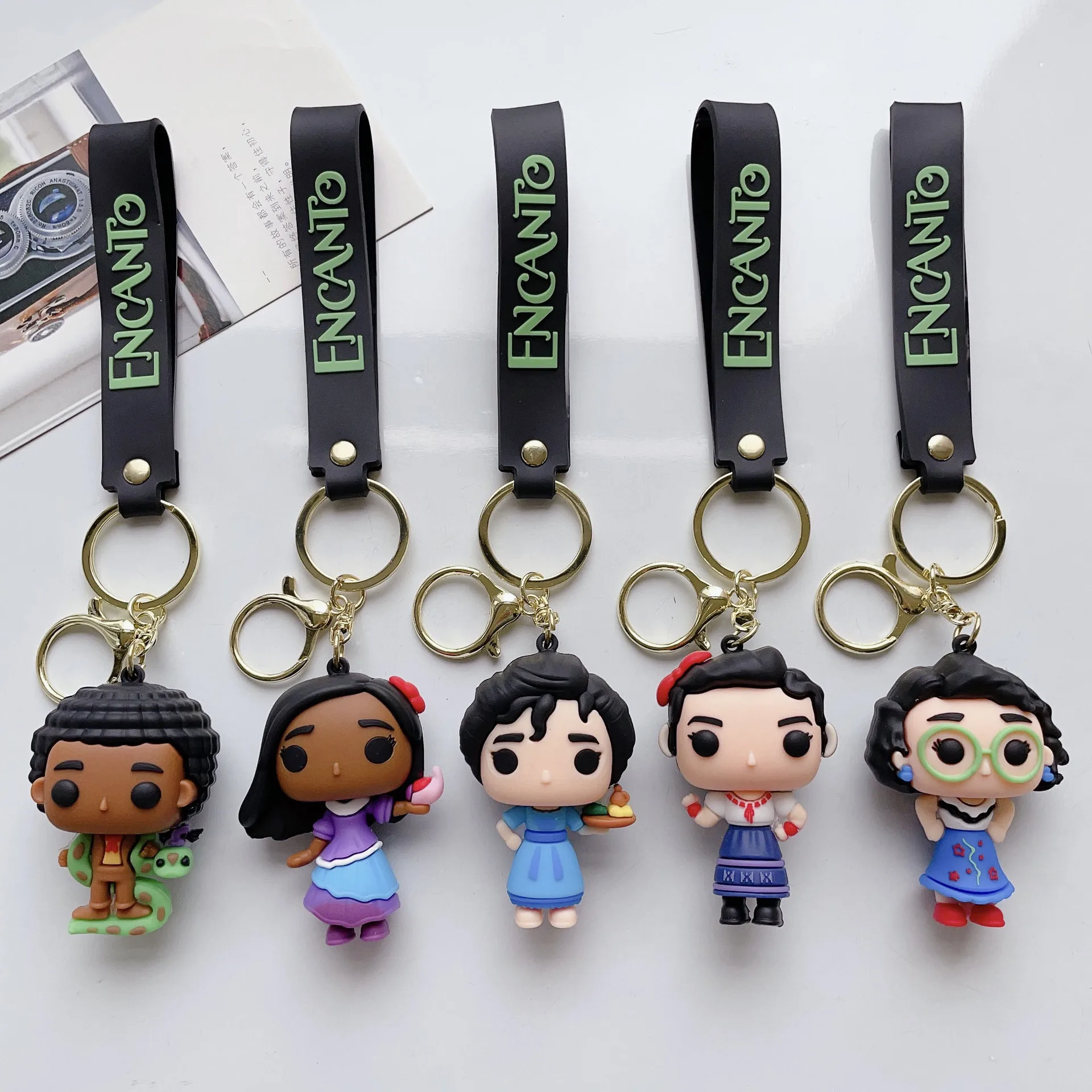 Disney Encanto Figure Keychain Cartoon Movie Cute Creative Mirabel ...
