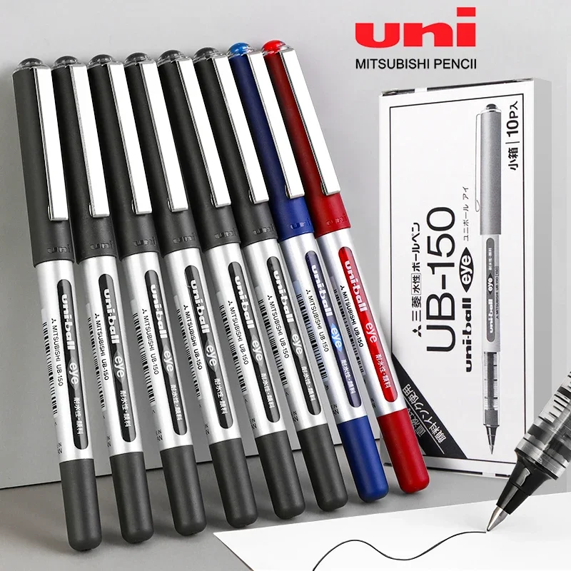 uni-ball-Eye-Micro-Gel-Pens-0-38-0-5mm-Large-Capacity-UB-150-Straight ...