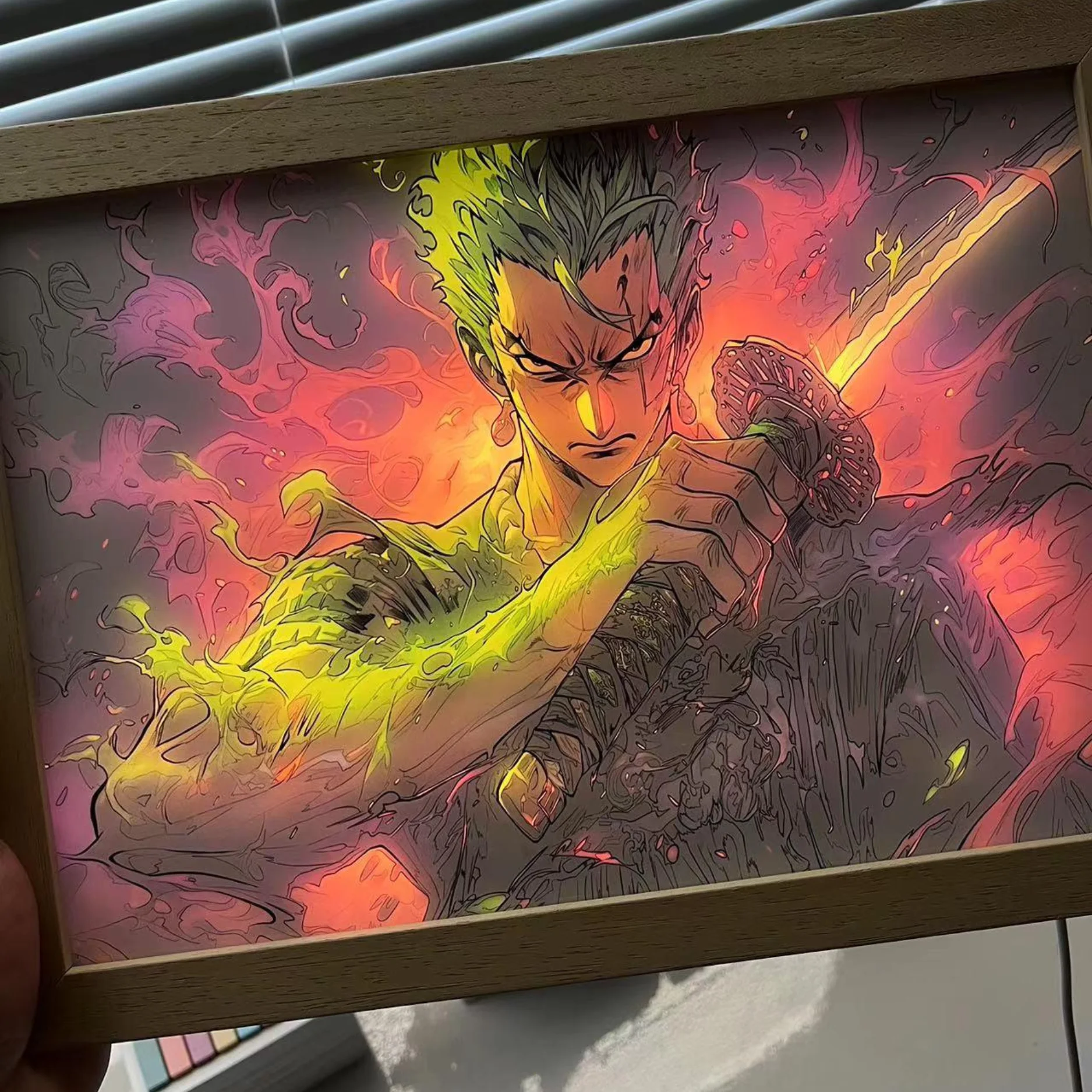 One Piece LED Night Light Painting