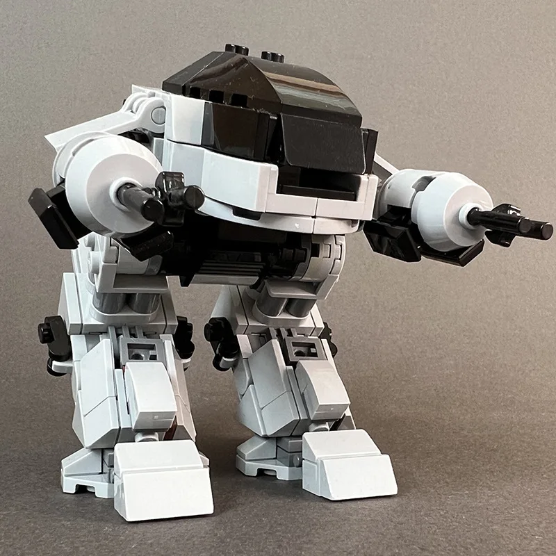 MOC-RoboCoped-ED-209-Robot-Characters-Mechanical-War-Polices-Building ...