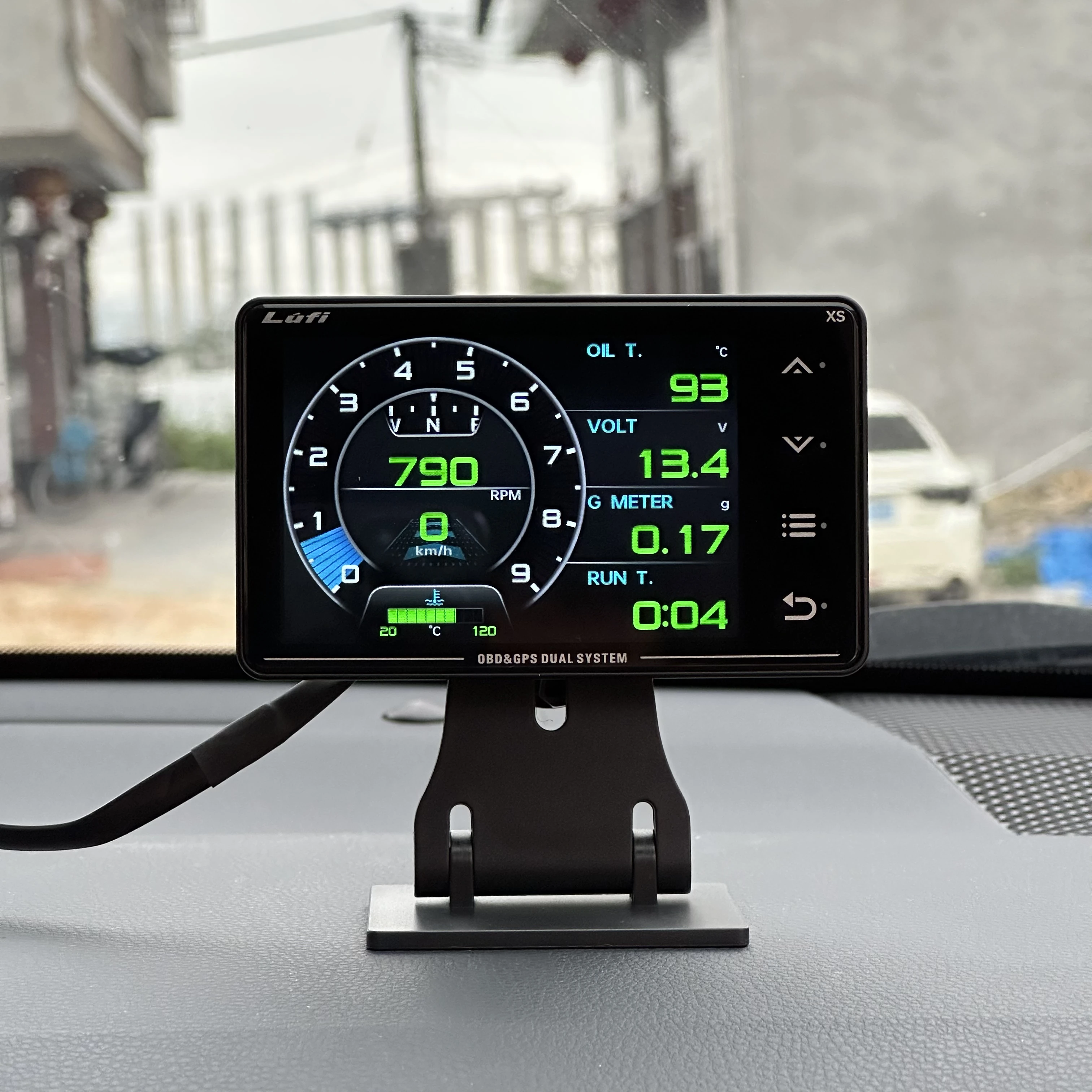 English-version-LUFI-XS-gauge-OBD-GPS-head-up-display-turbocharged-oil ...