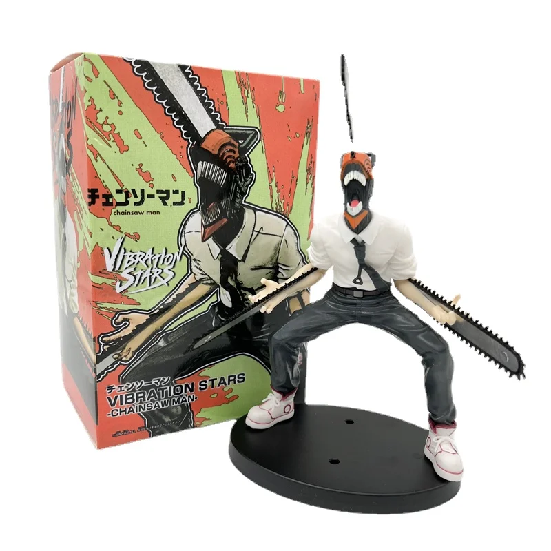 19cm Chainsaw Man Denji Anime Figure Power/denji Action Figure Chainsaw ...