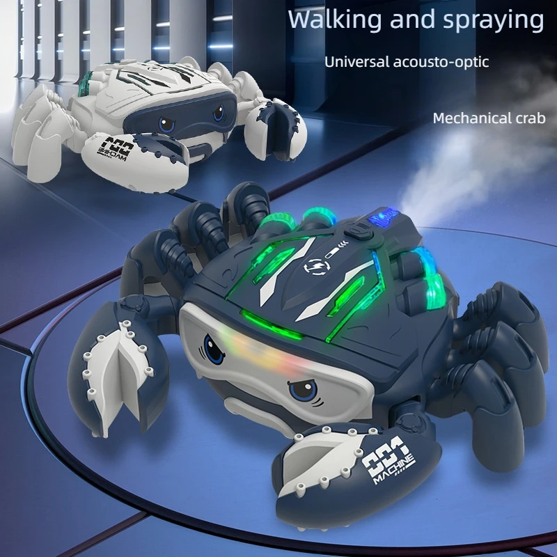 Electric-Spray-Crab-Toys-com-luzes-e-m-sica-para-crian-as-Universal ...