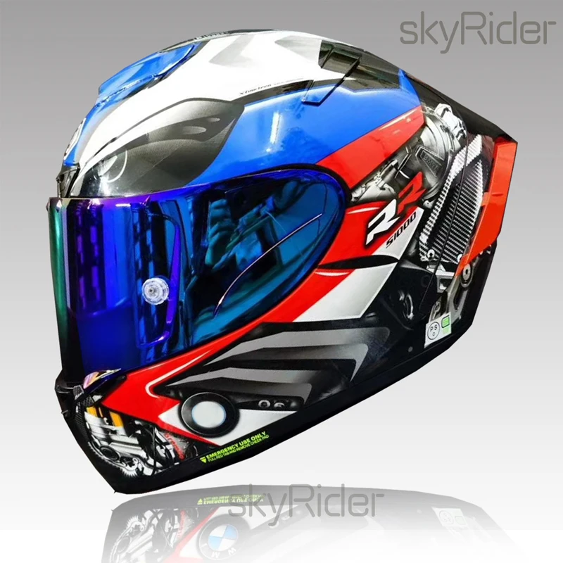 Full-Face-Motorcycle-helmet-X-14-x14-RR1000-BLUE-helmet-Riding ...