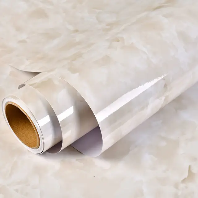 Modern Waterproof Marble Wallpaper Contact Paper PVC Wall Sticker Self ...