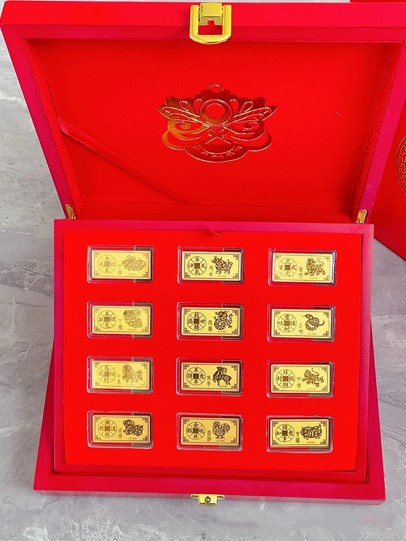 HOYON-Certified-AU999-Yellow-Gold-Bar-Traditional-Chinese-Zodiac-Gold ...