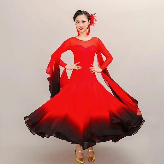 New Lady Ballroom Dancing Dress Modern Dance Competition