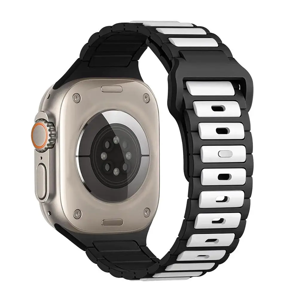Silicone Strap for Apple watch 10 band 46mm 45mm 44mm 49mm 42mm 40mm 38 ...